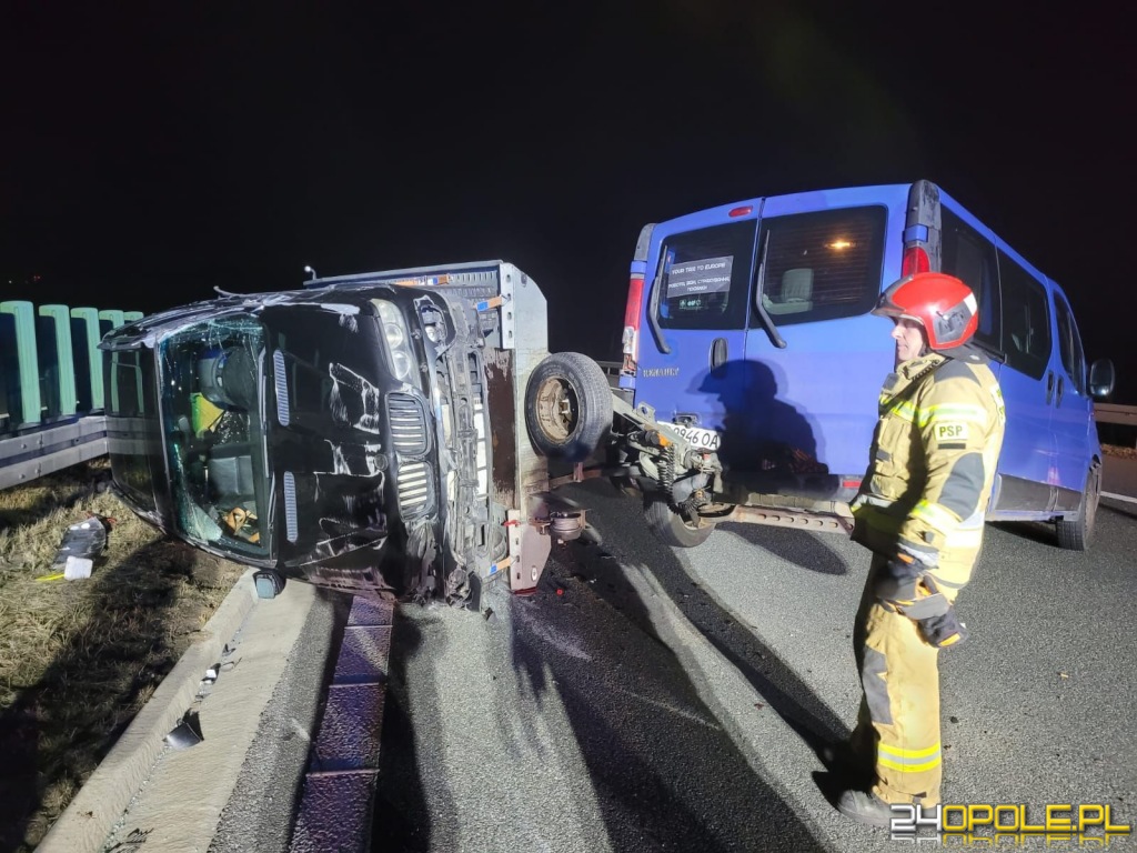 Wypadek na A4 na pasie w kierunku Wrocławia - Wiadomości