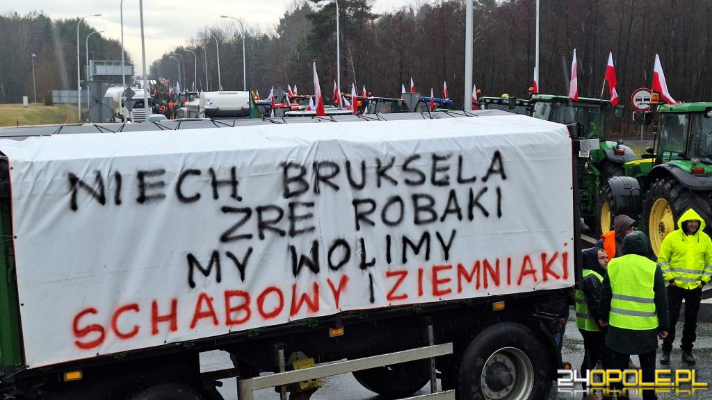 Opolski strajk rolników: dziś blokady dróg w kolejnych powiatach ...