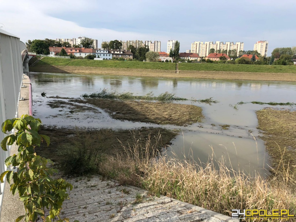 Poziom Odry w Opolu Groszowicach spadł do 4,85 m. Zbiornik Racibórz ...