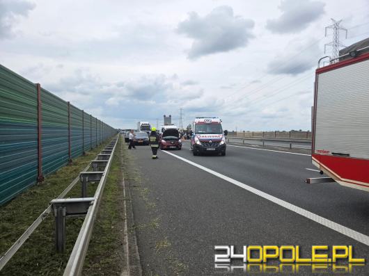 Podwójny wypadek na A4. Autostrada zablokowana w obu kierunkach, lądował śmigłowiec LPR - Wiadomości